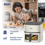 FREIDORA AIRE BAF52G24 1600W 5,2L BL BGH - BGH FREIDORAS - Megatone