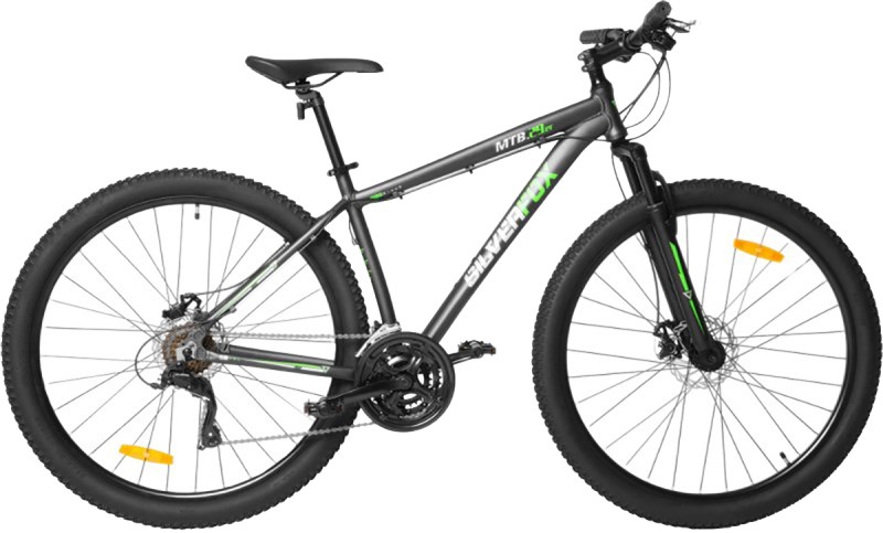 Bicicleta Mountain Bike Rodado 29 Talle 18 Gris Negro SILVERFOX ...