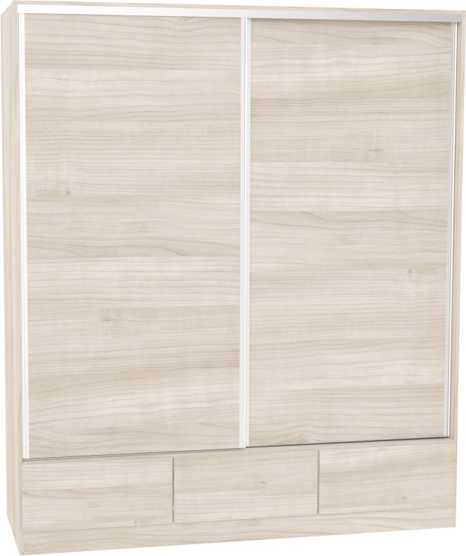 Placard con 2 Puertas Corredizas 3123 182 Cm Abedul MUEBLES ORLANDI ...