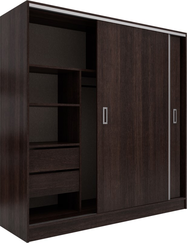 Placard 2 Puertas de 182 Cm 3150 Wengue MUEBLES ORLANDI - MUEBLES ...