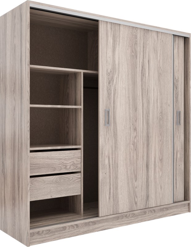 Placard 2 Puertas de 182 Cm 3153 Abedul MUEBLES ORLANDI - MUEBLES ...