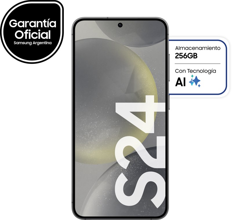 Celular Liberado SAMSUNG S24 256 GB Negro - SAMSUNG CELULARES LIBERADOS - Megatone