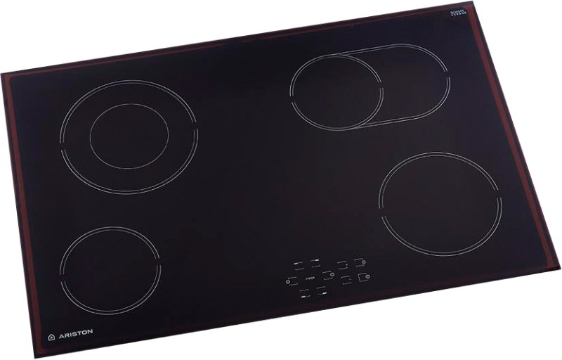 Anafe Eléctrico Empotrable Inducción 4 Hornallas 80 CM NIS842FB ARISTON ...