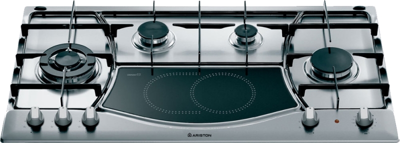 Anafe Multigas Empotrable 5 Hornallas Inox F068806 ARISTON - ARISTON ...