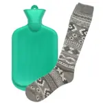Pack 3 Medias T6 GRIS Termicas Algodón Invierno+ Bolsa Agua Caliente ...