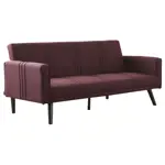 Sofá Cama Sicilia 200x90 Cm Chenille Uva Antimanchas Patas Metal ...