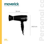 SECADOR CABELLO HD2200 FRIO CALOR 2200W MAVERICK - MAVERICK SECADORES ...