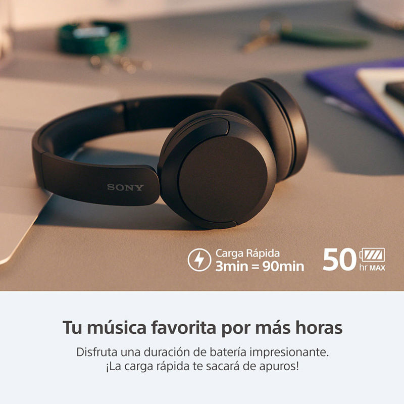 Auriculares Sony Bluetooth Inalámbricos WH-CH520 negro - SONY ...