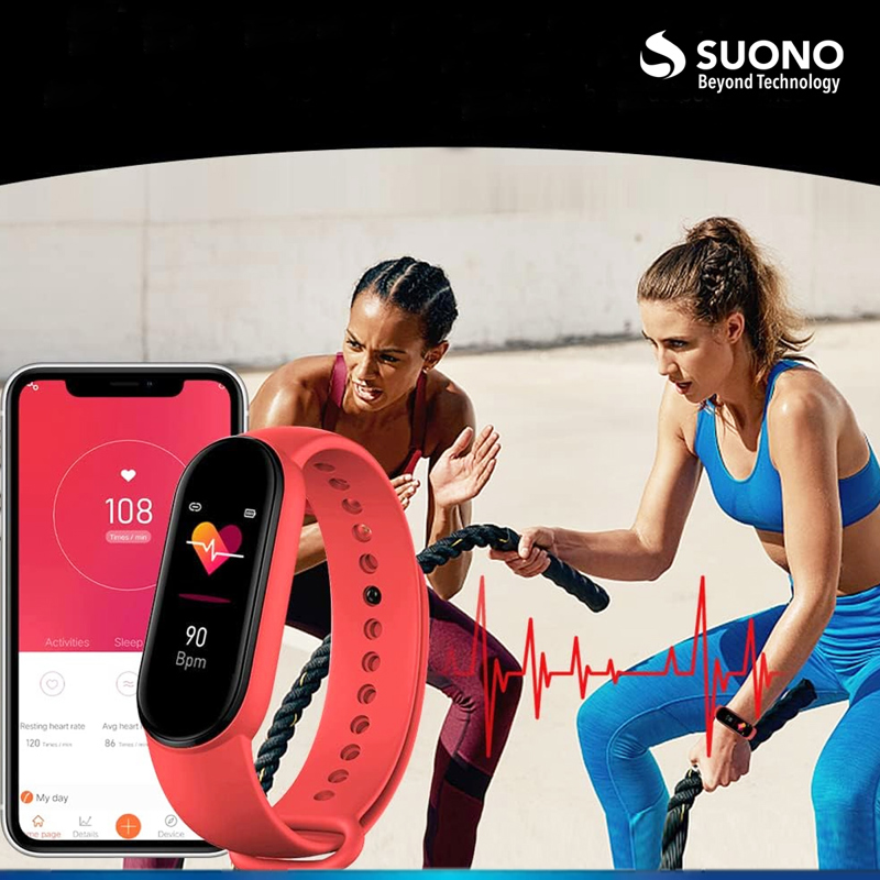 Reloj Inteligente M5 Smartwatch Bluetooth Musica Android Ios - SUONO SMART FITNESS WATCH - Megatone