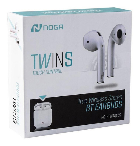 Auriculares In Ear Táctil Bluetooth Noga Twins 5s - NOGA AURICULARES - Megatone