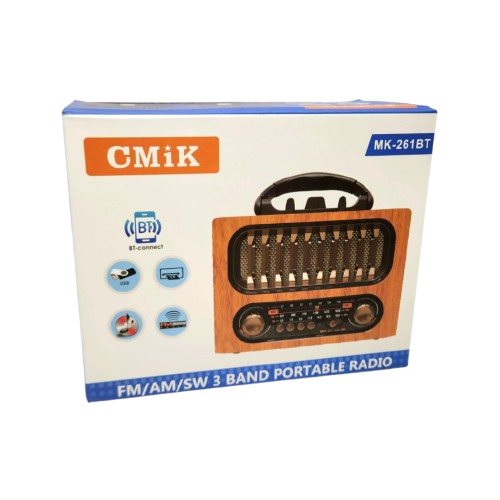 Radio Portátil CMIK USB Aux y memoria TF, Mucha musica - SUONO RADIOS - Megatone