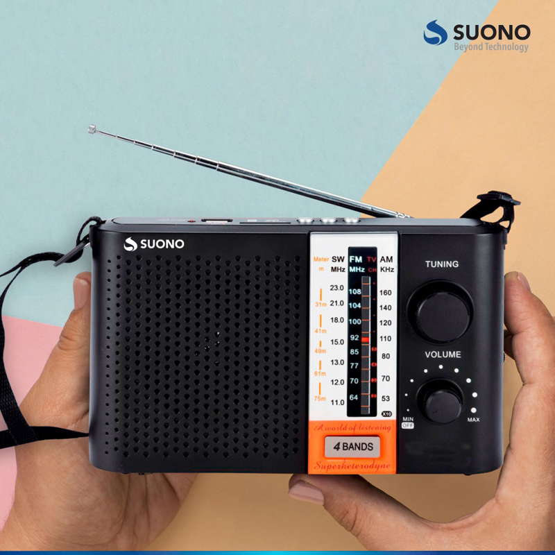 Radio Portatil Am Fm Usb Micro Entrada Auriculares - SUONO RADIOS ...