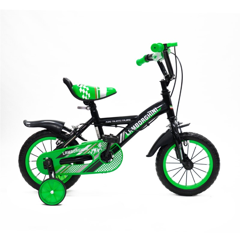 Bicicleta Infantil Lamborghini Rodado 12 Verde - LAMBORGHINI BICICLETAS ...