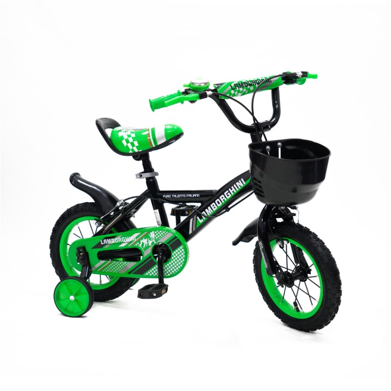 Bicicleta Infantil Lamborghini Rodado 12 Verde - LAMBORGHINI BICICLETAS ...