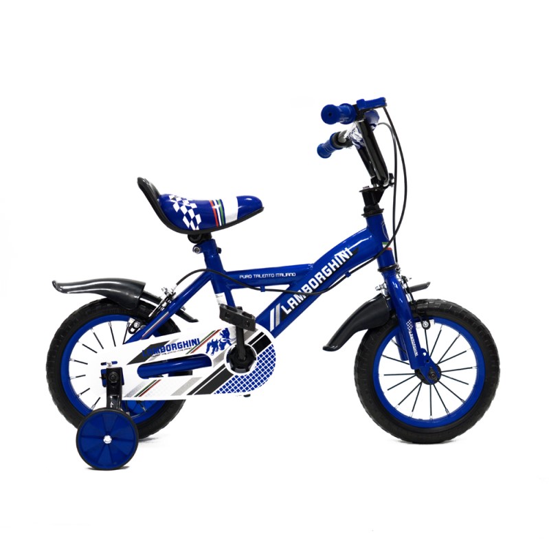 Bicicleta Infantil Lamborghini Rodado 12 Azul - LAMBORGHINI BICICLETAS ...