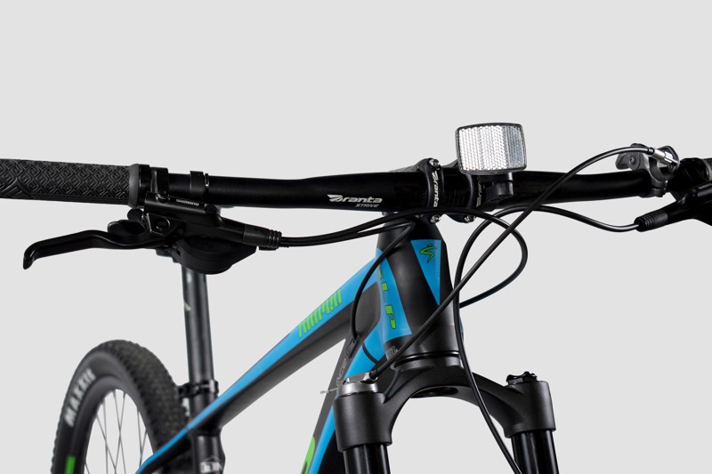 BICICLETA SLP MTB 700 PRO R29 T19 NEGRO CELESTE - SLP BICICLETAS - Megatone