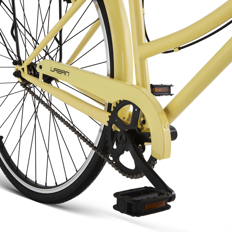 Bicicleta Urbana Battle 91FCB8SV010FP Femenina 1 Velocidad Clara ...