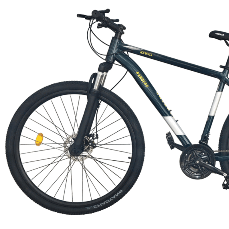 Bicicleta Mountain Bike Randers KAWILL R29 21V Shimano Verde/Amarillo ...