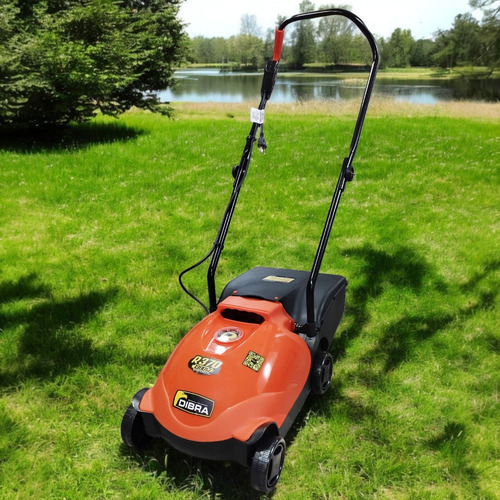 Cortadora De Césped 1300w Plegable Dibra R370 Naranja Oscuro - DIBRA CORTADORAS DE CESPED - Megatone