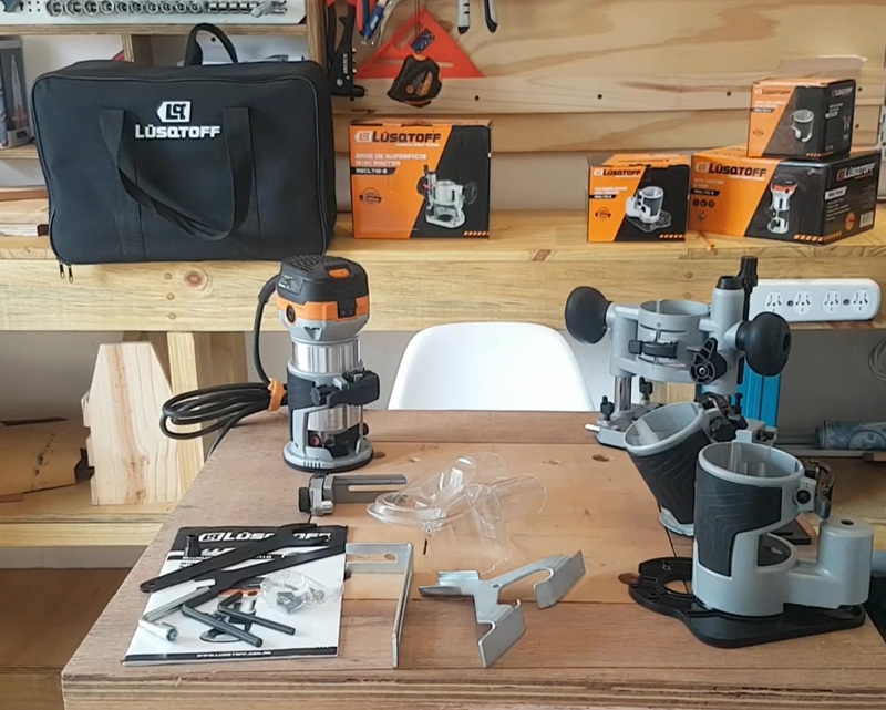 Fresadora Recortadora Lusqtoff 710w 4 Bases Router 30000rpm - LUSQTOFF ...