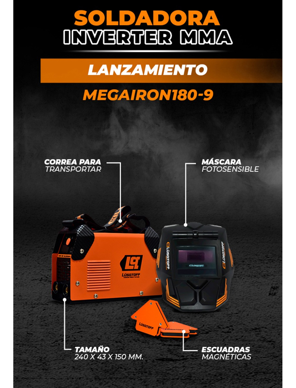 Mega Kit Soldador Lüsqtoff Soldadora Inverter 160 Amp+ Acces - LUSQTOFF ...