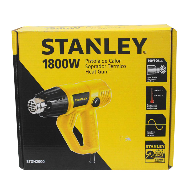 Pistola De Calor Stanley 1800w Stxh2000 Profesional 600°C - STANLEY ...