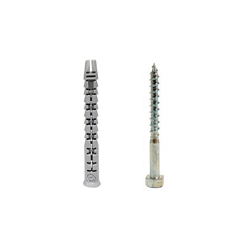 TARUGO HYPERFIX Y TIRAFONDO 10X125MM X10 UNIDADES PY - PY FIJACIONES ...