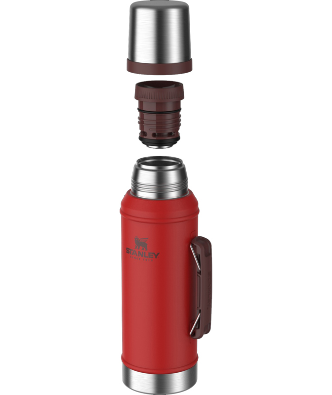 Termo Stanley Clásico 940ml Con Manija - Lava - STANLEY CAMPING - Megatone