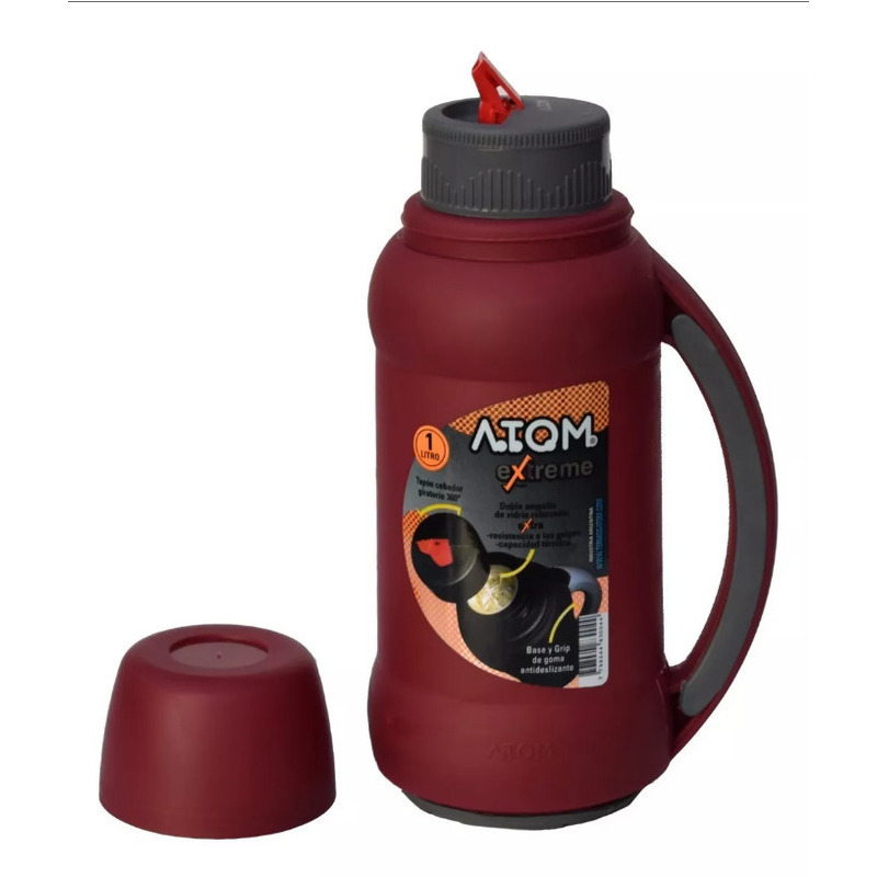 Termo Atom Extreme 1L - Bordo - ATOM CAMPING - Megatone