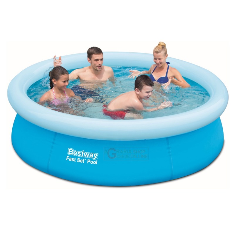 Pileta De Lona Bestway 57266 Inflable Circular 305 X 76 Tecnofast ...