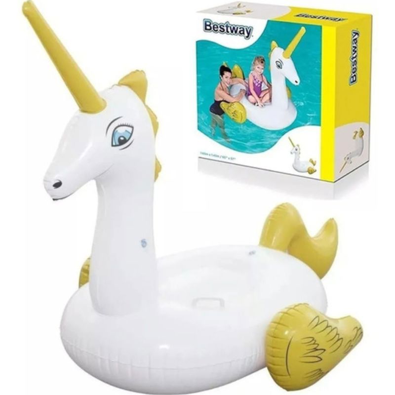 Unicornio Inflable Bestway Colchoneta Pileta Juguete - BESTWAY ...