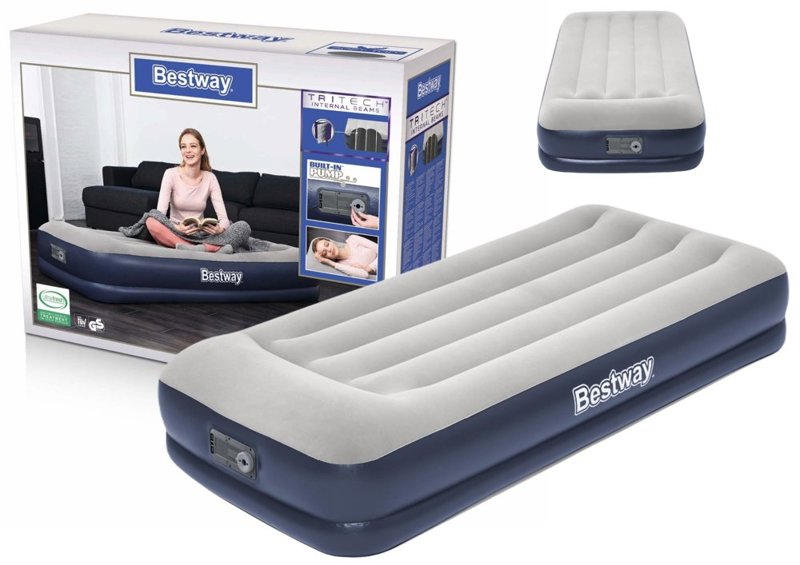 Colchón Inflable Bestway 1 Plaza Inflador Eléctrico - BESTWAY INFLABLES - Megatone