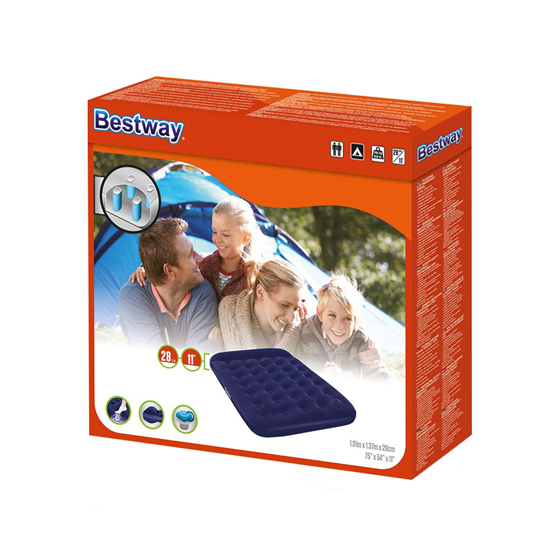 Colchón Inflable 2 Plazas Bestway Fácil Inflado 191x137x28cm - BESTWAY ...