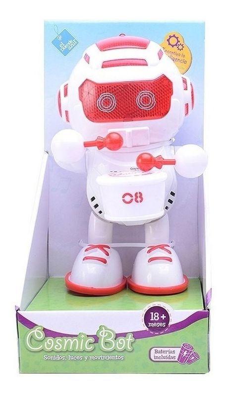 Robot Baila Lambada Con Luz Fibro Muñeco Infantil Juguete - FIBRO ...