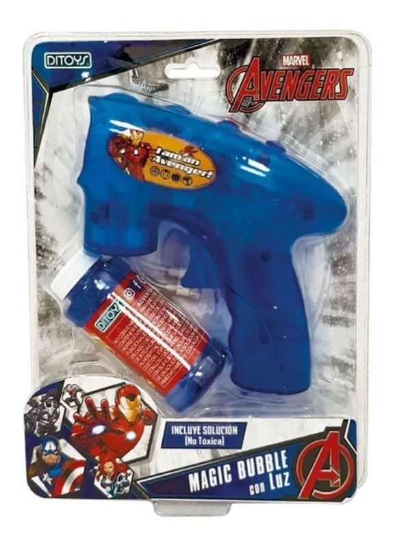 Avengers Magic Bubbles Burbujero Automatico Con Luz - DITOYS JUGUETES ...