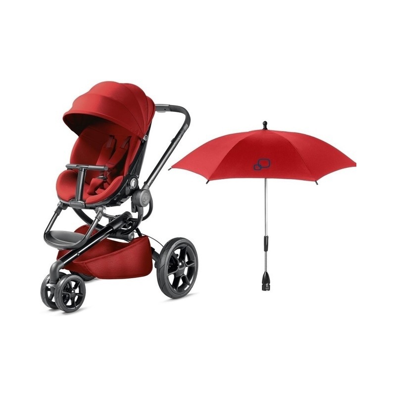 PARASOL PARA COCHECITO QUINNY ROJO - QUINNY COCHECITOS - Megatone