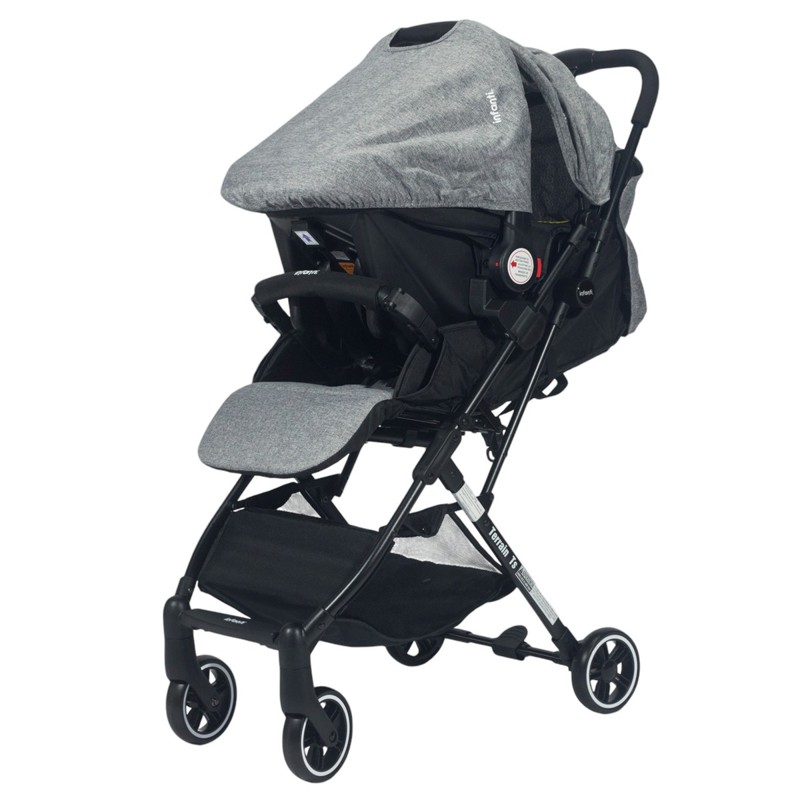 COCHECITO TERRAIN TS 2 EN 1 CON HUEVITO GRIS INFANTI - INFANTI ...