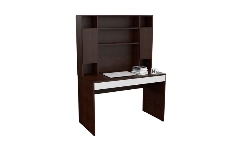 ESCRITORIO DE COMPUTACION 720 CON ALZADA WENGUE - MOSCONI ESCRITORIOS ...