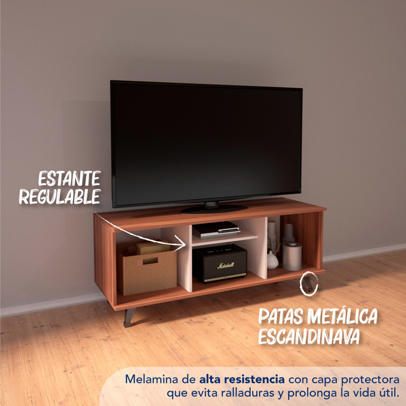Rack Mesa Para Tv Centro Estant Hasta 55'' Estante MT4001P - CENTRO ...