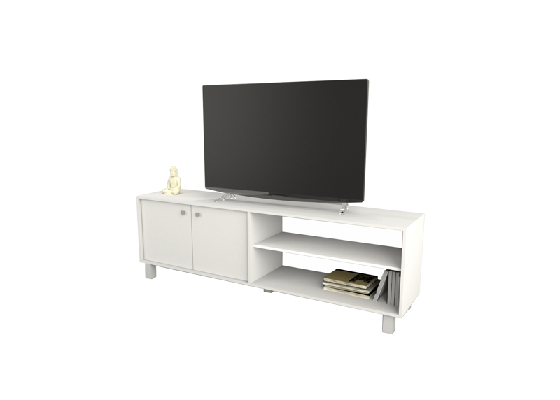 Rack Mesa Para Led Tv 4100 Minimalista Nordico Moderna Blanco - TABLES ...