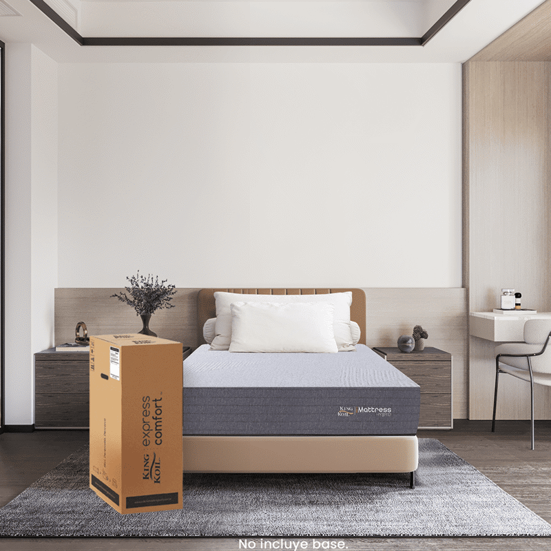 Colchón de resortes compactado King Koil G-Hybrid de 1 plaza 80x190 ...