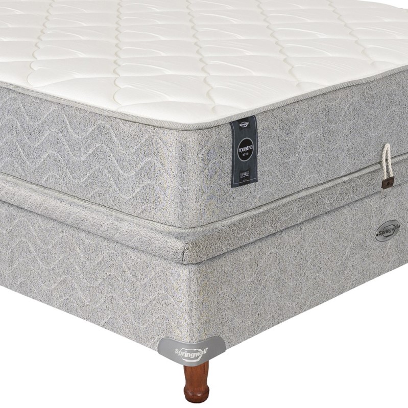 Sommier Baulera ROOMY 160x200 y Colchon 201 POWER Pocket - Queen ... Sommier Baulera ROOMY 160x200 y Colchon 201 POWER Pocket - Queen ...