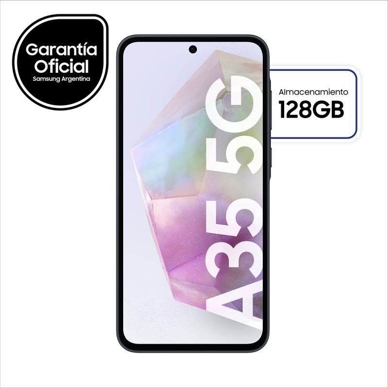 Celular Liberado SAMSUNG A35 Negro 128 GB - SAMSUNG CELULARES LIBERADOS - Megatone