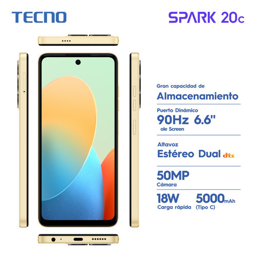 Smartphone Tecno Bg7 Spark 20c 128 + 4gb - TECNO CELULARES LIBERADOS ...