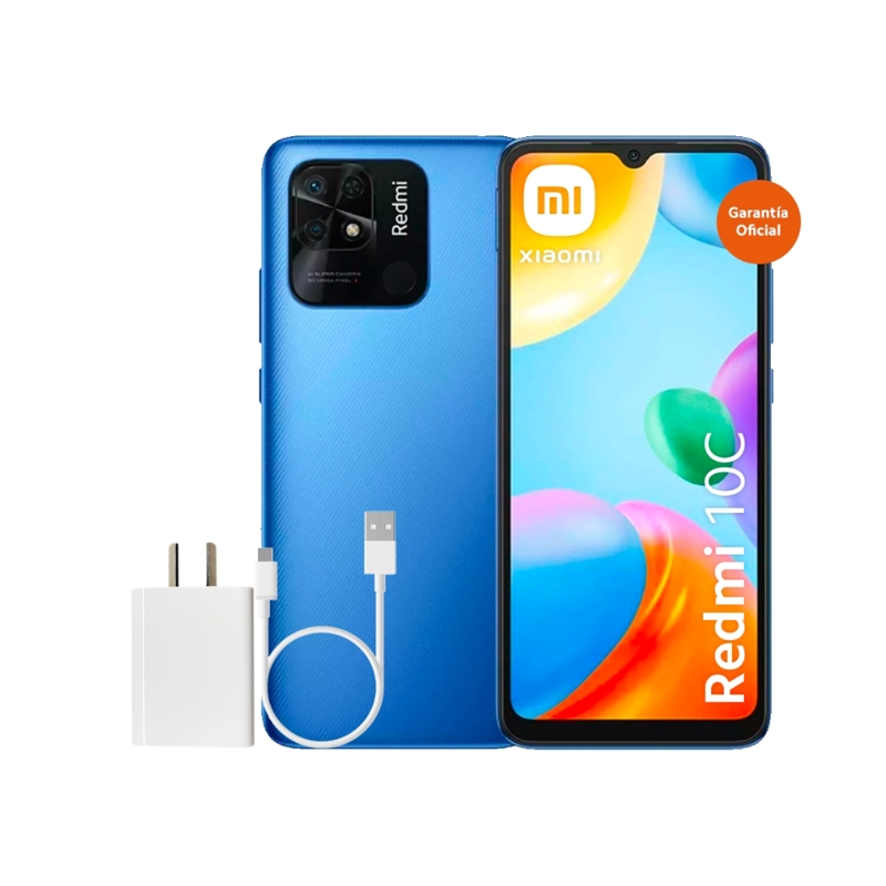 Xiaomi Redmi 10C 4GB RAM 128GB ROM Ocean Blue - XIAOMI CELULARES LIBERADOS - Megatone