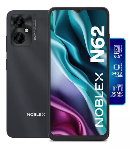 Celular Noblex N62 64gb Negro 4gb Ram - NOBLEX CELULARES LIBERADOS ...