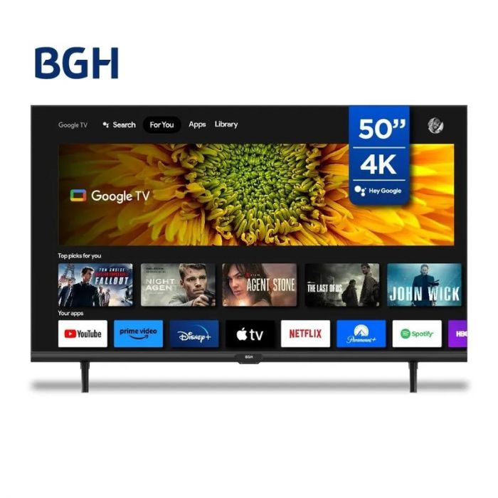 TV LED 4K 50 BGH B5023US6G - SMART WI FI - BGH TV LED 26 a 32P - Megatone