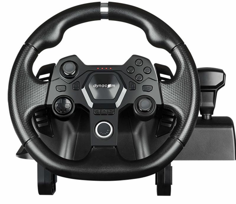 Volante Gaming con Cambios y Pedales - DYNACOM JOYSTICKS Y ACCESORIOS ...