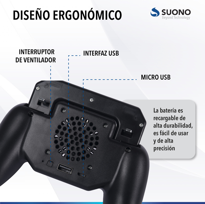 Gamepad Joystick Celular Con Refrigeración Power Bank - SUONO JOYSTICKS ...