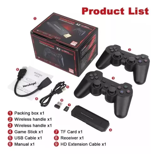 CONSOLA GAME STICK X2 - 3M CONSOLAS - Megatone